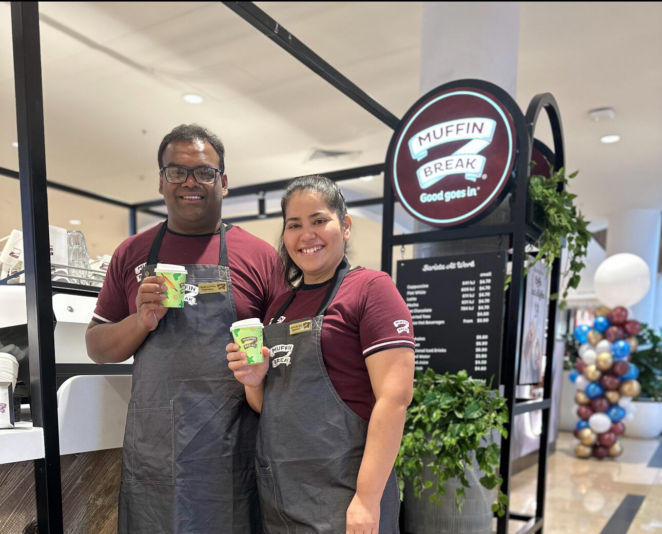 A Christmas Delivery! Unveiling our newest Muffin Break bakery café at ...